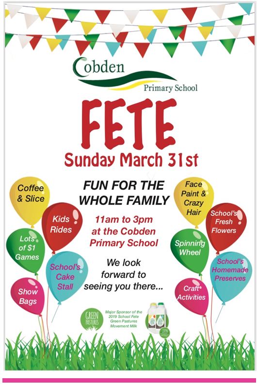 Cobden Primary School Fete