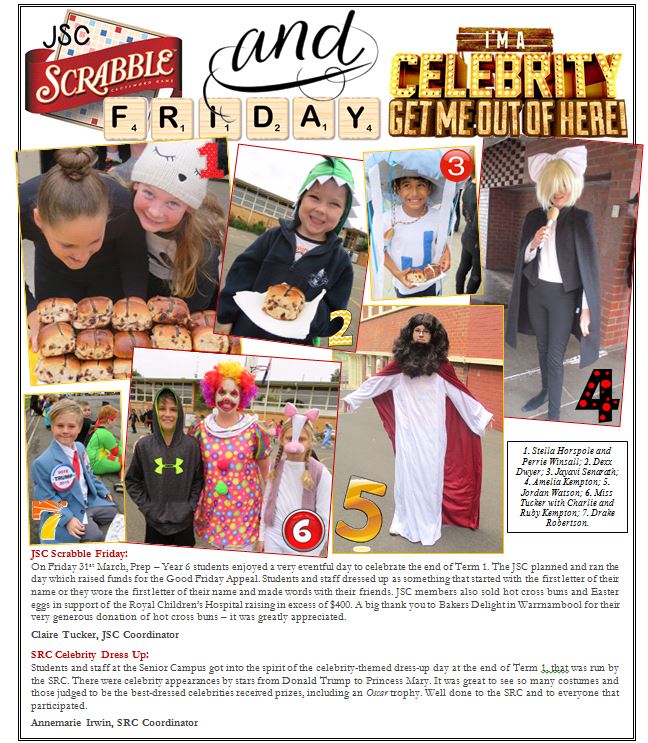 Scrabble Friday & Celebrity Dress Up