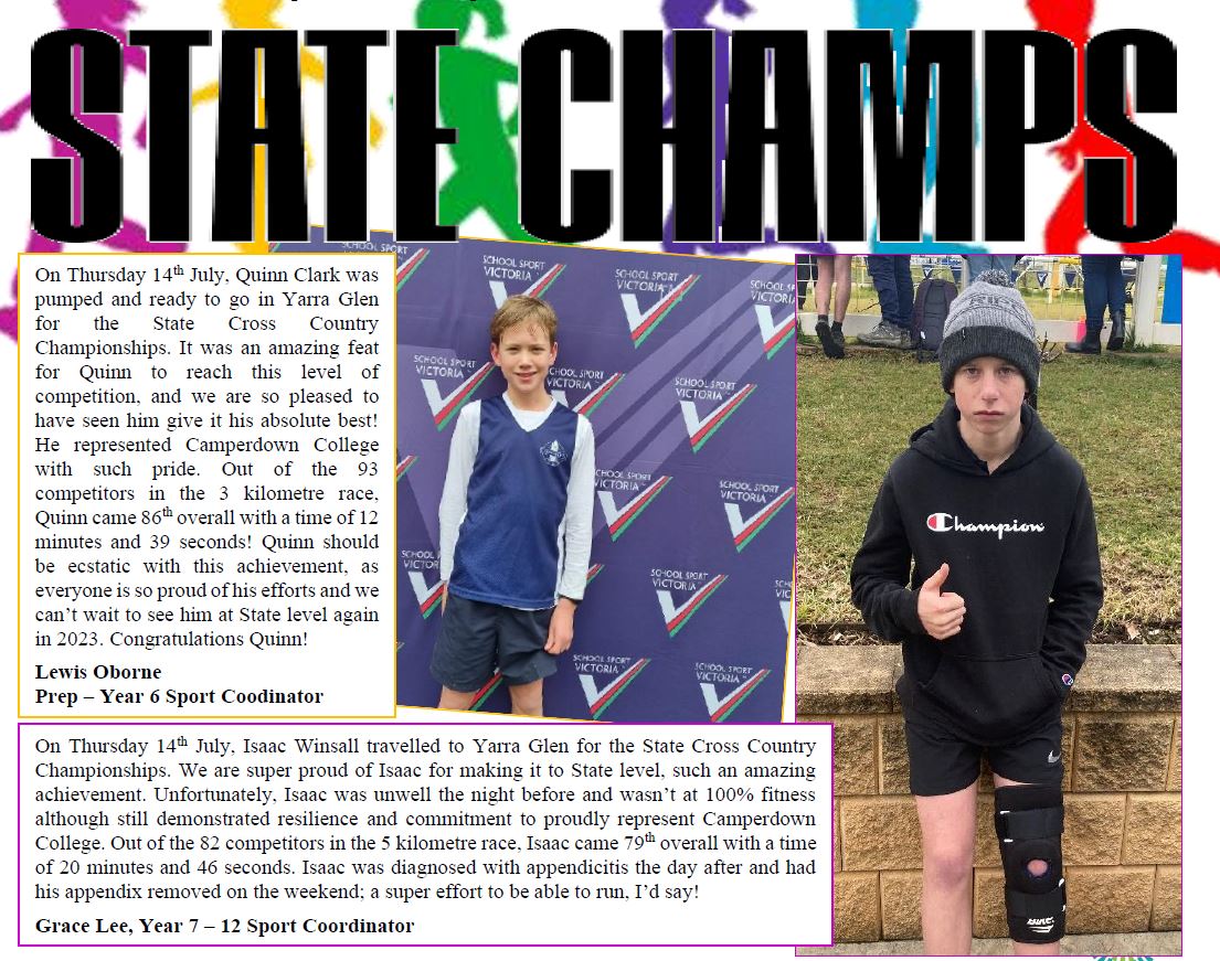 State Cross Country Champs