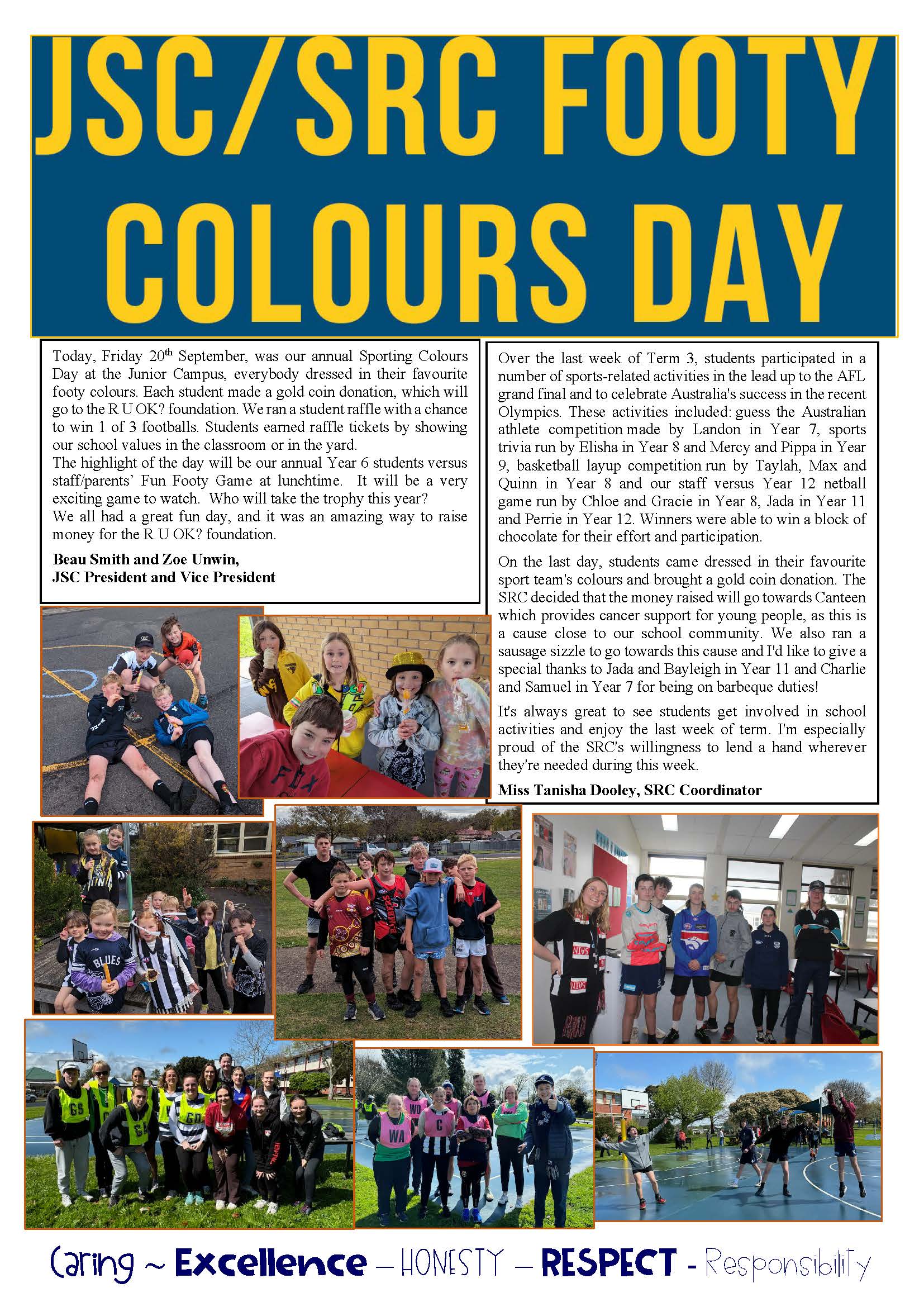 JSC Sporting Colours Day