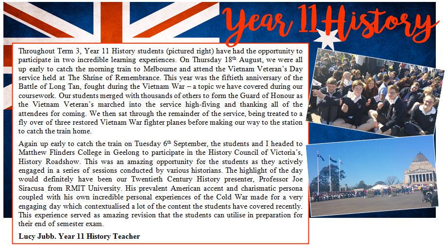 Year 11 History