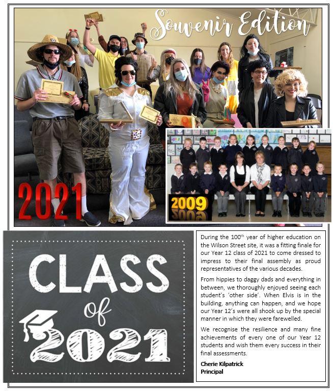 Farewell Year 12: Class of 2021